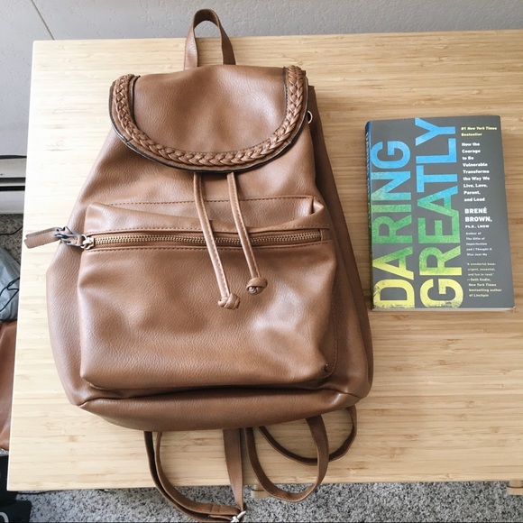 Primark | Bags | Chestnut Brown Faux Leather Backpack | Poshmark